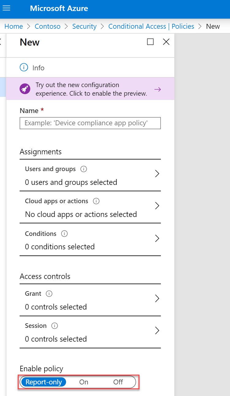 Report-only mode for Azure AD Conditional Access [General Availability] | Thibault Chatiron
