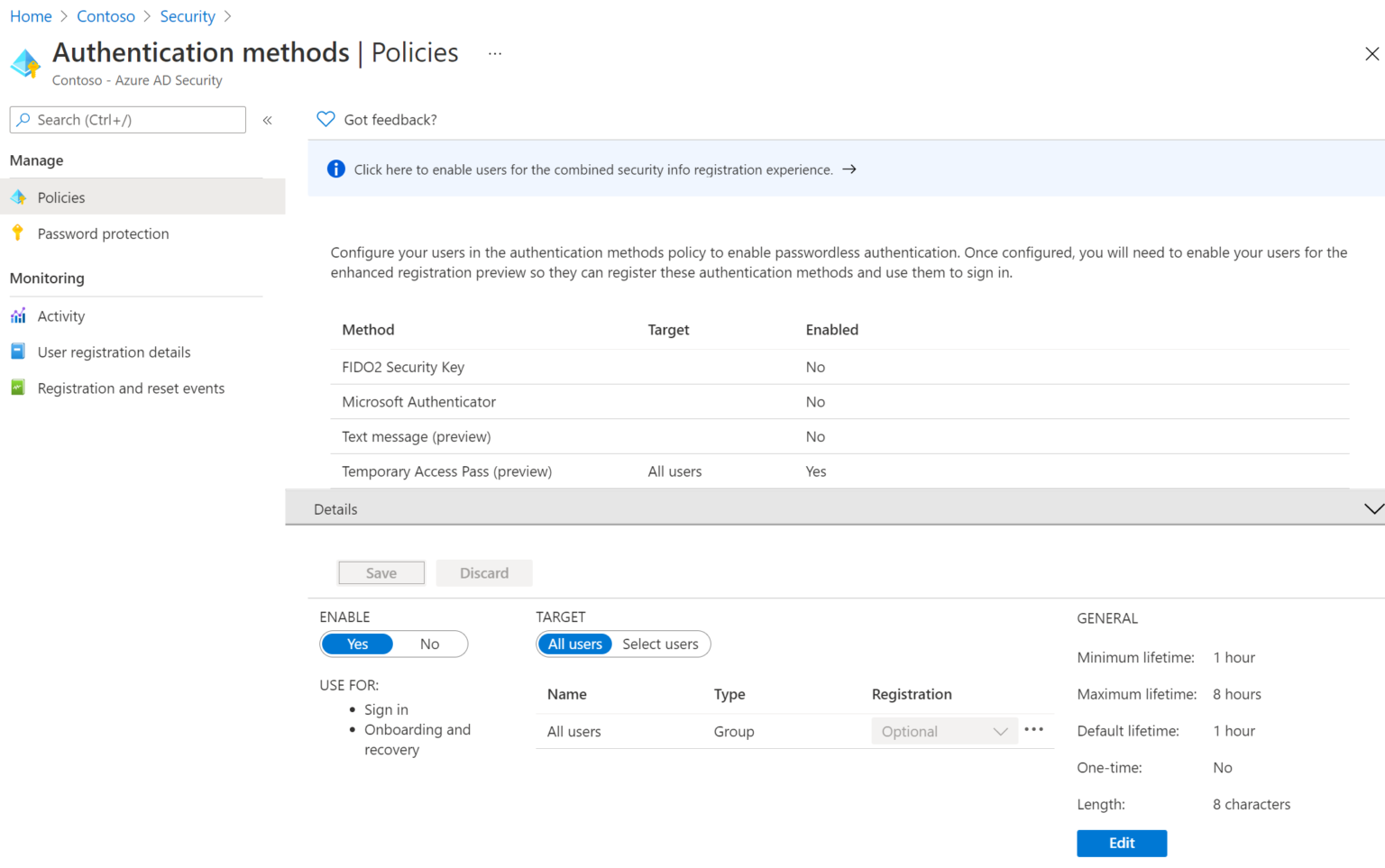 Temporary Access Pass [Public Preview] | Thibault Chatiron
